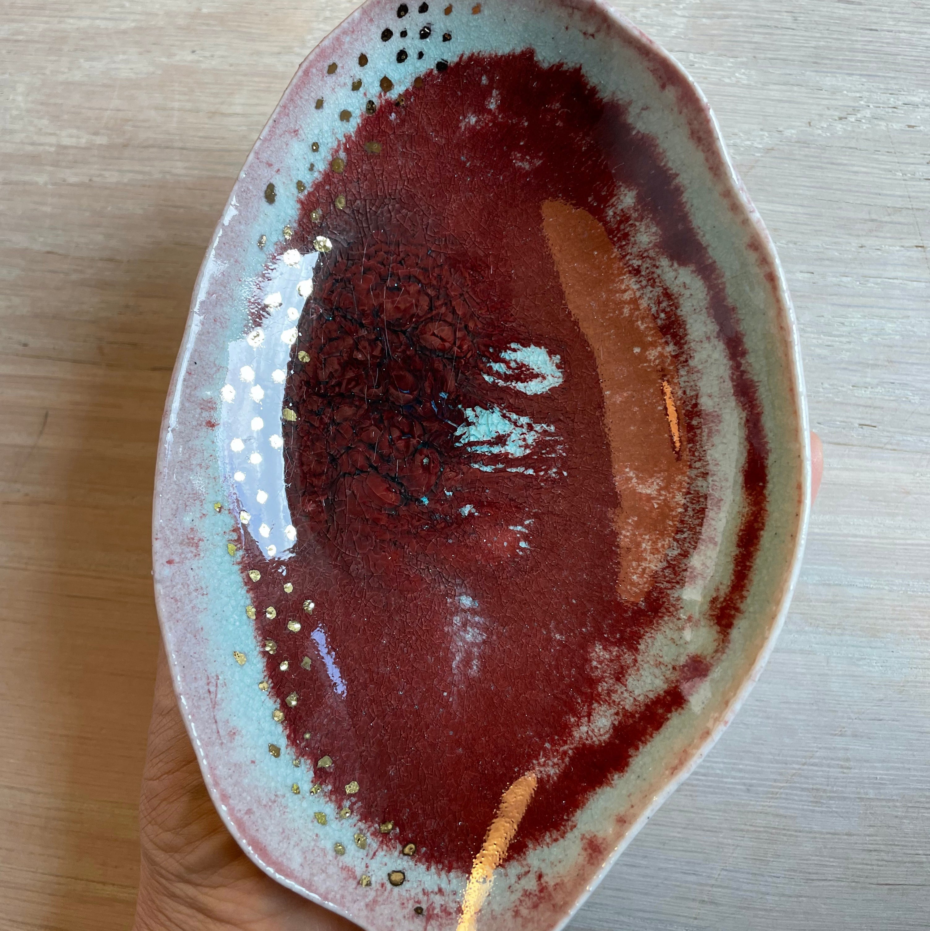 Porcelain Dish with 22k Gold Lustre – Kate Pak